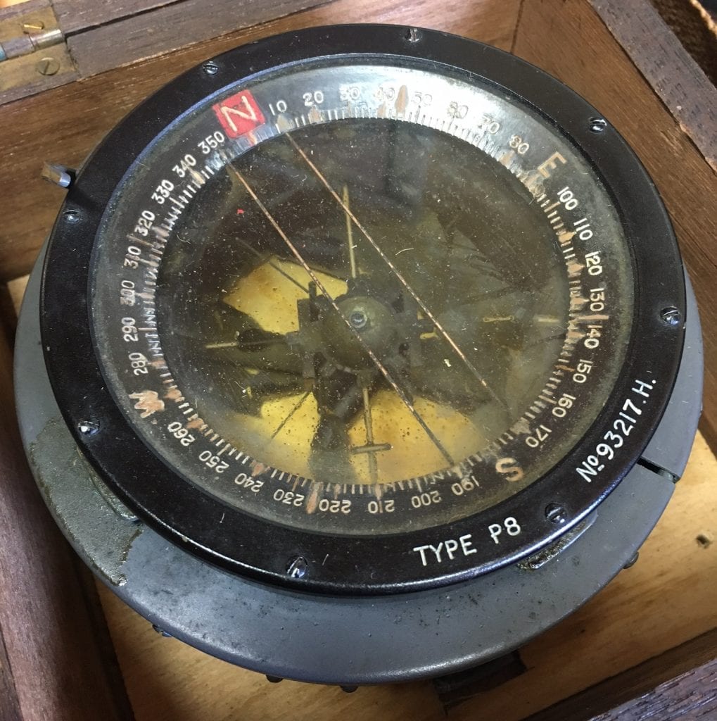Tally Ho! P8 Spitfire Compass No.93217H In Original Wooden Box ...